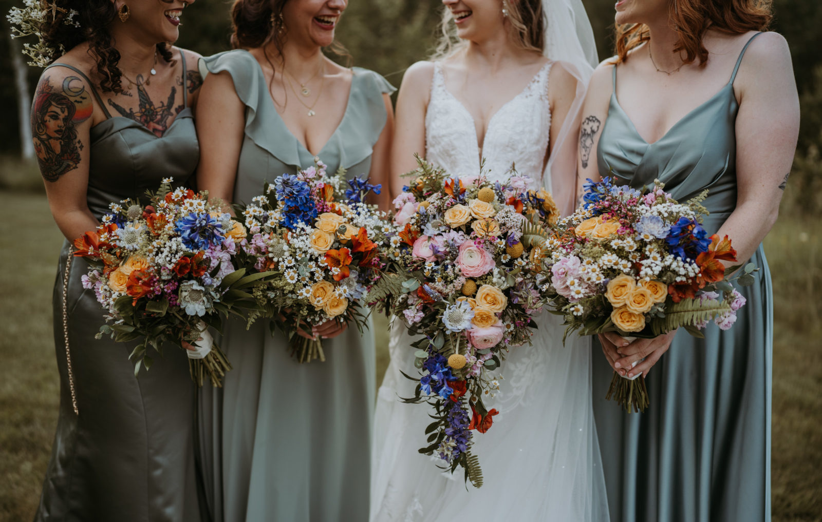 Romantic Bohemian Wildflower Wedding